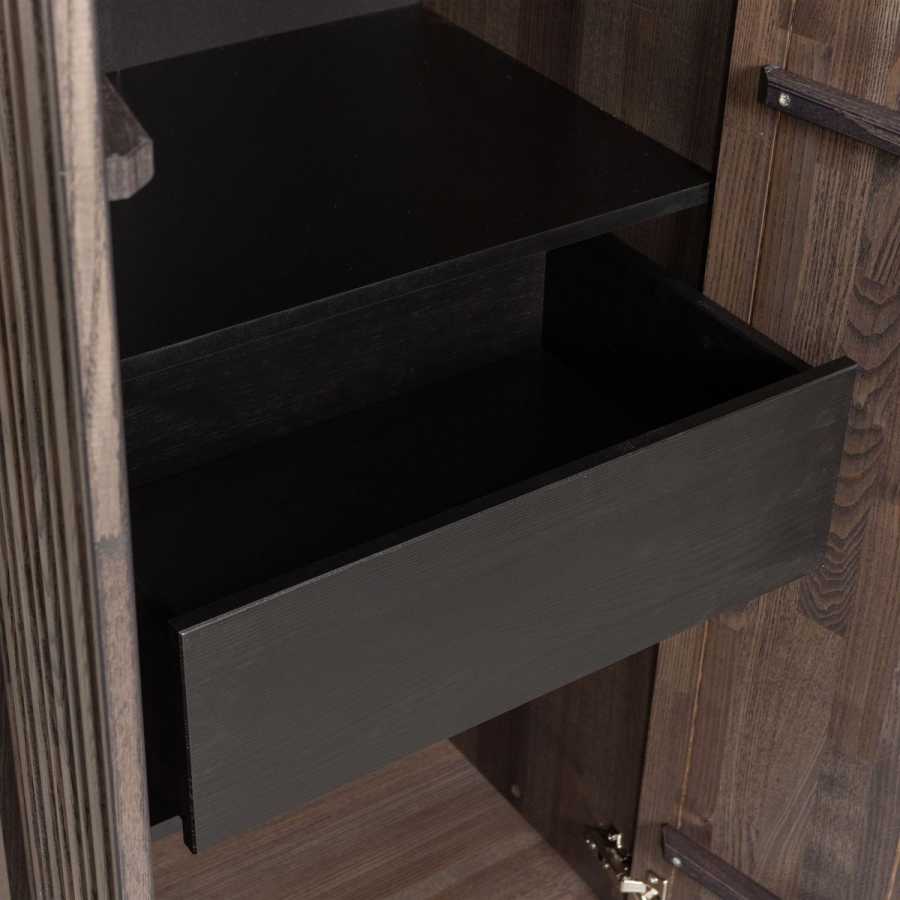 WOOOD Gravure Tall Cabinet Espresso